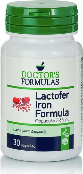 Doctors Formula Lactofer Iron Formula 30caps | Pharmaspot.gr
